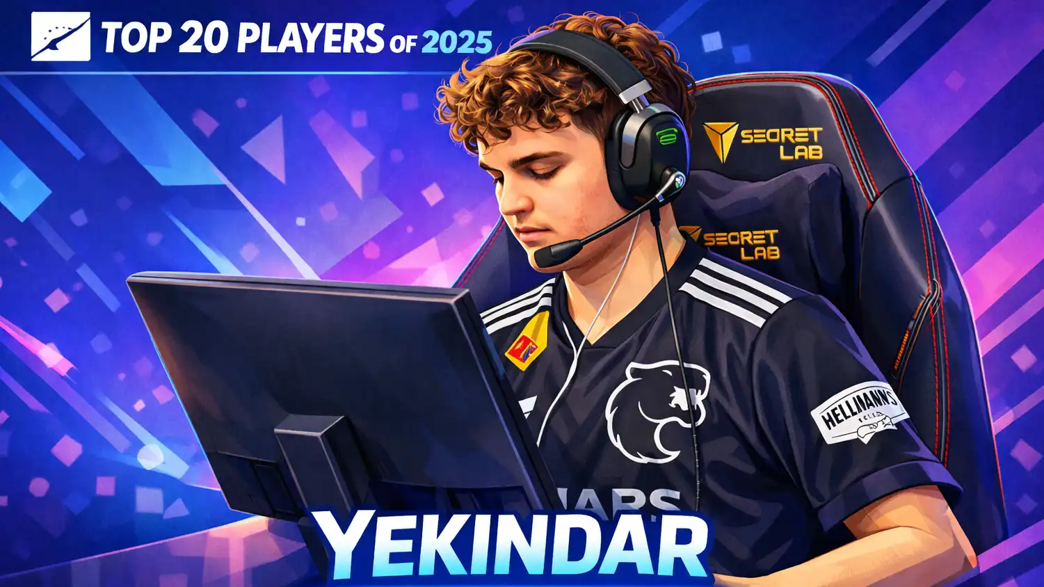 HLTV Top 20 Players of 2025: YEKINDAR Ranked #15 After Career-Defining ...