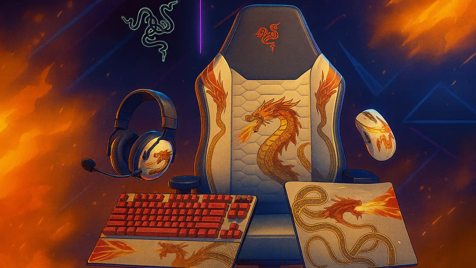 Razer and Valve Release New Counter-Strike 2 “Dragon Lore” Gaming Gear ...
