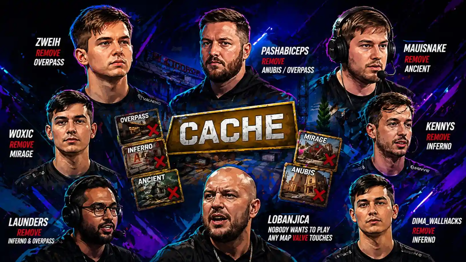 CS2 Map Pool Changes 2026: Pros Call to Remove Overpass, Inferno ...