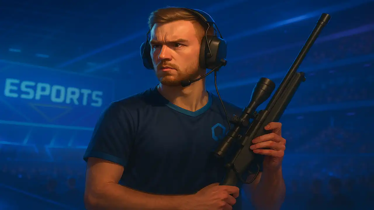 A British esports player, previously known for sniper play, has ...